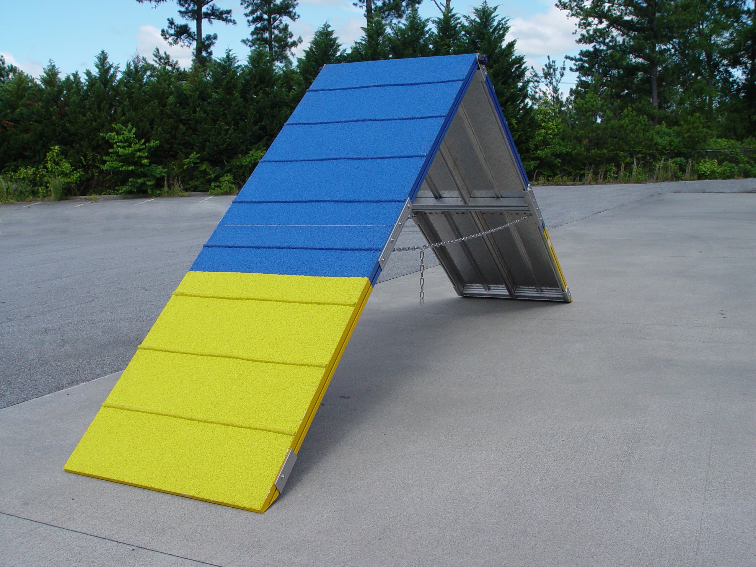 *9’ Dog Agility A-Frame, Commercial Grade, non-rust, Rubber Top – Dog ...