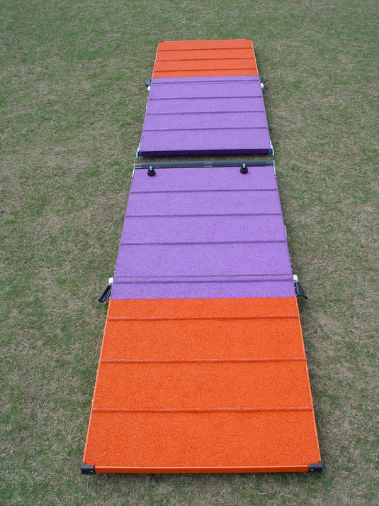 *7’ Dog Agility A-Frame, Rubber Top, On-Wheel-Interface Ready, purple ...