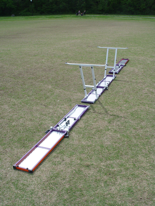 *12’ Dog Walk, Rubber Surface, On-Wheel Interface Ready, Purple/Orange ...